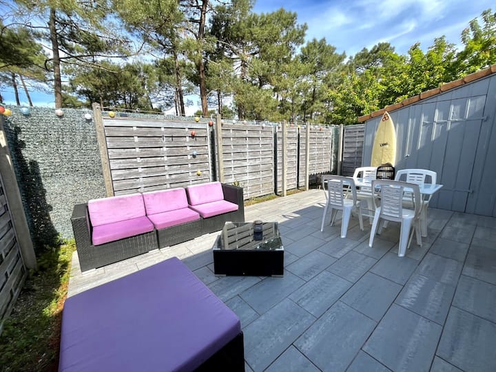 Petite Maison Mitoyenne Avec Terrasse Exposée Au S - Lacanau