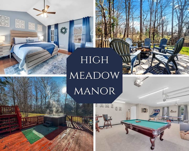 Sleeps 24 | Hot Tub | Game Room | Dog Friendly! - 애슈빌
