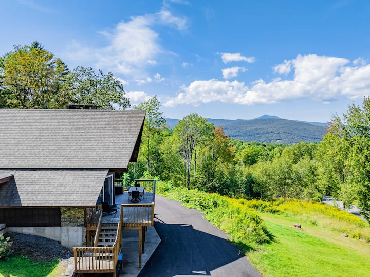 Camel's Hump View Ski House - 10 Miles To Stowe! - Waterbury Village Historic District