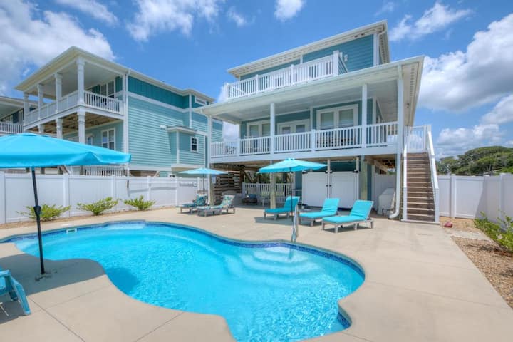 Oceanview Oasis: 4br In Oak Island! - Oak Island, NC