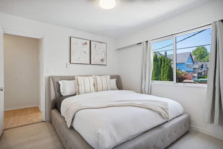 King Bed/freeparking/sleeps 6 Ppl/queen Elizabeth - Vancouver