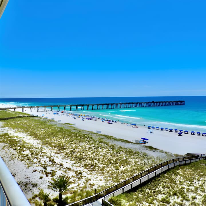 Sum Beaches Paradise Gulf Front Condo End Unit 612 - Navarre Beach, FL