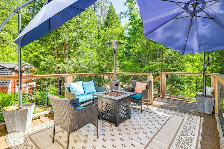 Peaceful Forest Views & Patio: Twain Harte Home - Brentwood Lake, Twain Harte