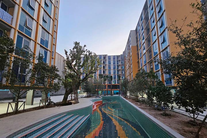 Modern 1br • Pool • Central Festival - Phuket