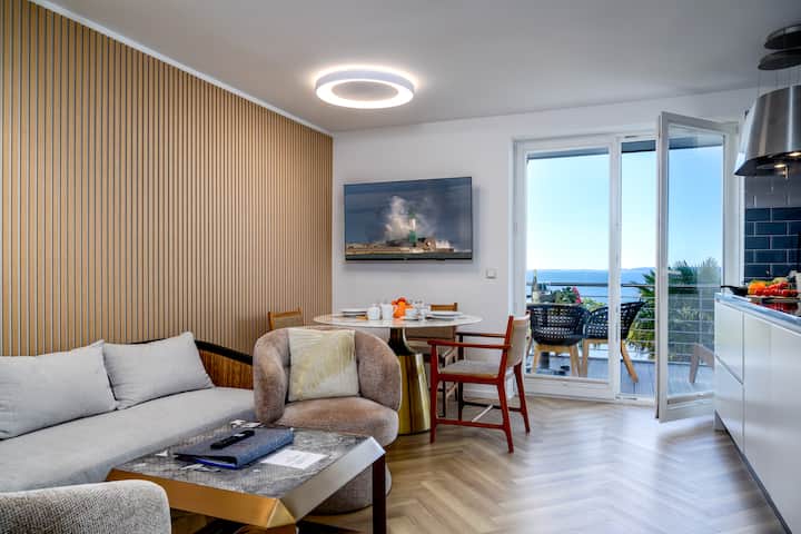 Fewo Dwarslöper - Balkony, Sauna, Sea View - Sassnitz