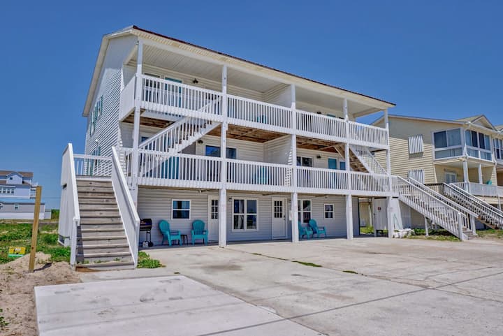 Beachfront First Floor Unit In North Topsail - Surf City, NC