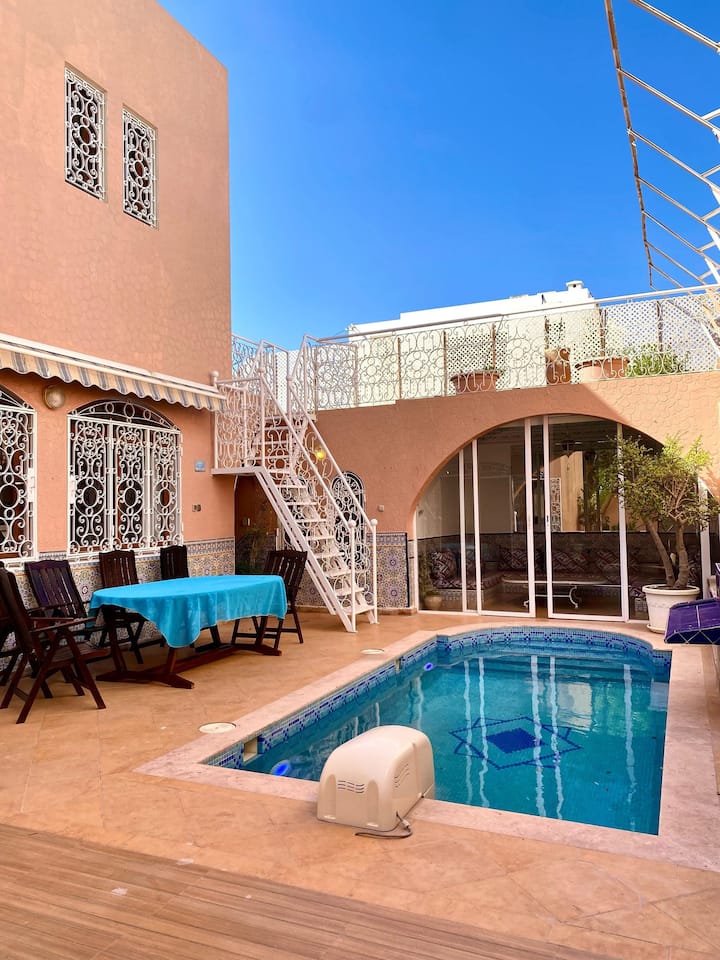 Magnifique Villa De 4 Chambres Avec Piscine H42030 - Agadir