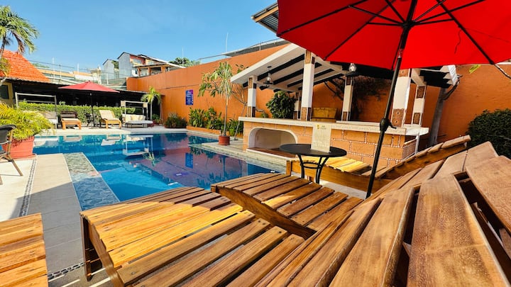 Zihuatanejo: Depto Familiar Estilo Rústico ,Céntri - Zihuatanejo