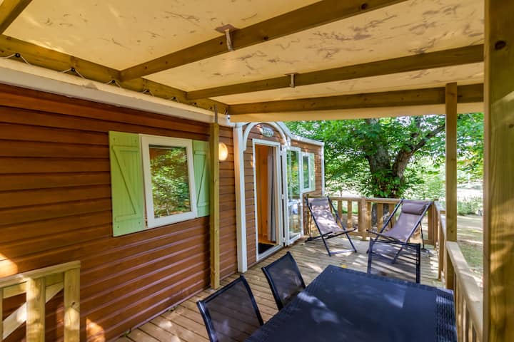 Mobilhome Bambou  4p Climatisé - Groléjac