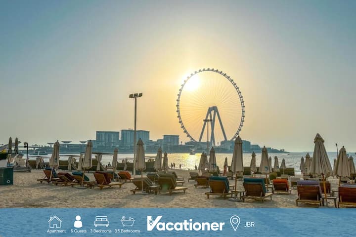 Royale 3 Bedroom I Steps To Jbr Beach I Jumeirah - Dubai Marina