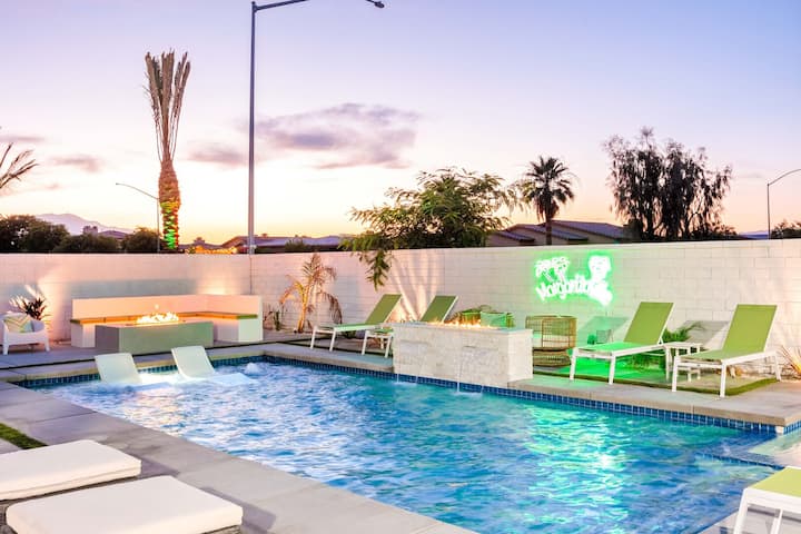 Margaritaville By Vare | Pool+spa, Gameroom, Bbq! - Coachella, CA