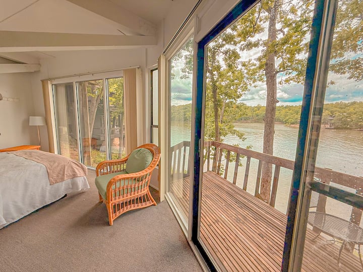 Hideawayinthetrees-2bd/3ba/pool/grill/dock/fp-4pp - 奧扎克湖