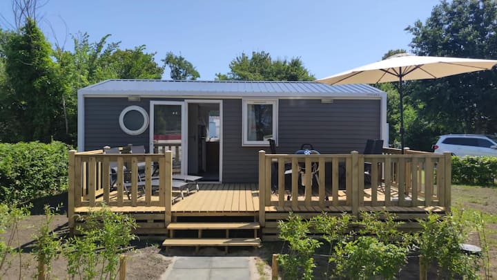 Mobilheim Herz Lauwersoog Chalet Robbengat 84 - Schiermonnikoog