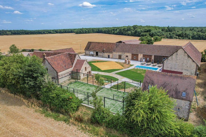 So Villa Bois Lecomte - Pool - Padel - 60p. - Eure-et-Loir
