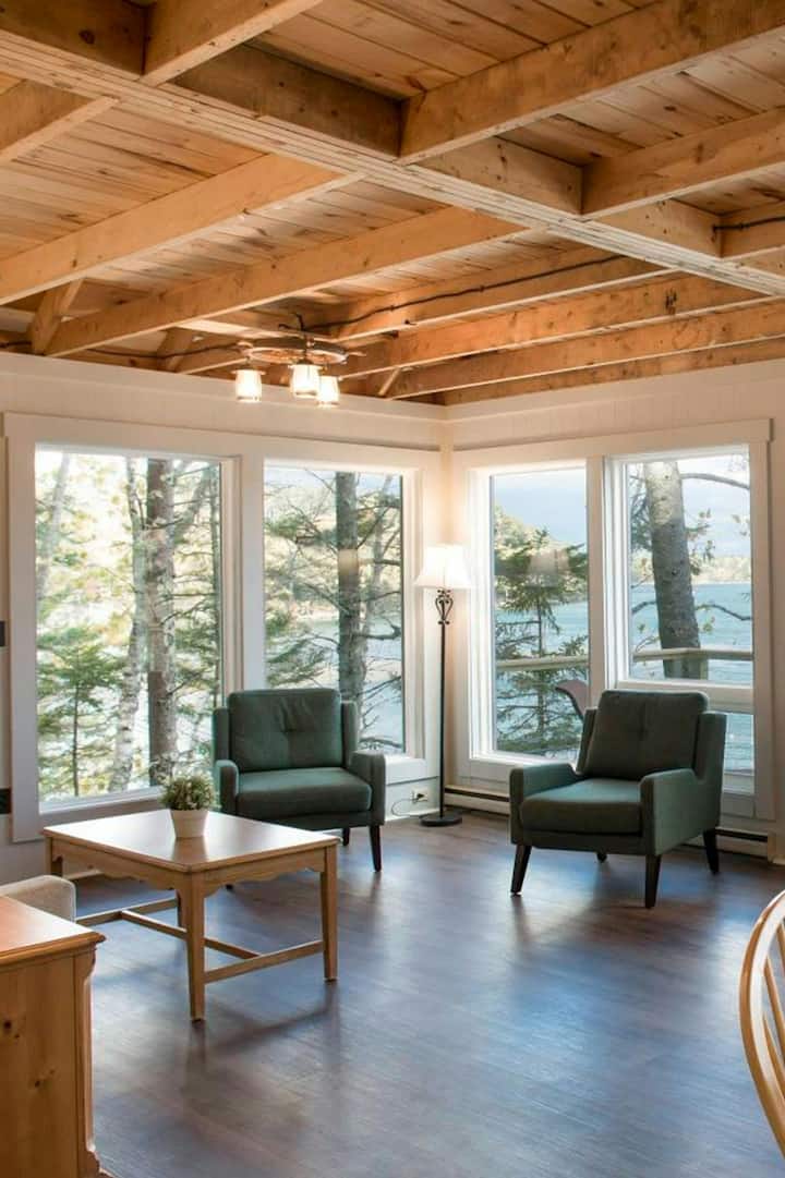 Queen Room Opens Onto Private Deck - Boothbay Harbor, ME