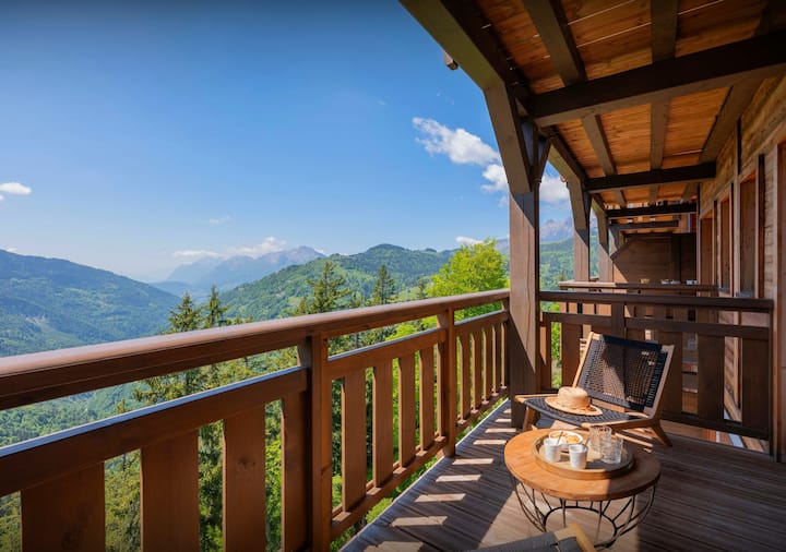 Vue Imprenable Pour Ce Cocon 8 Personnes - Hauteluce - Les Saisies