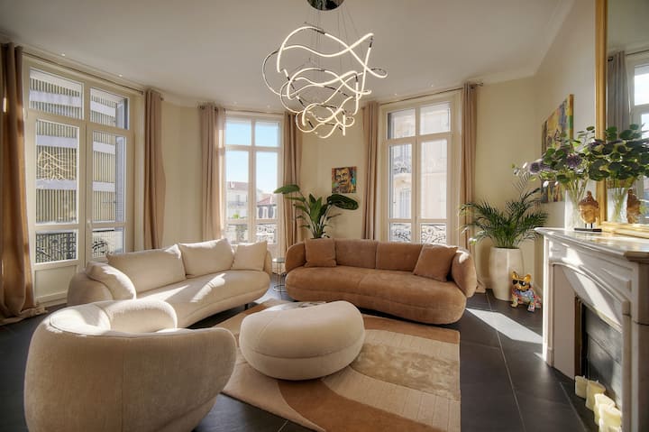 Beletage - 5 Bdr 4 Bath Cannes Center Garage A/c - Cannes