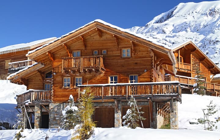 Vue Sur La Montagne, Cheminée, Endroit Privilégié - Les Deux Alpes