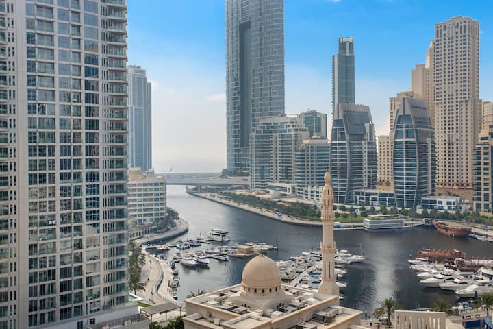 Escan Marina Tower | Skyline Studio | Elegant Stay - Dubái