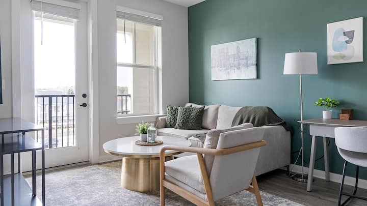 Landing | Beautiful 1bd, Gym, Clubhouse - Suwanee, GA