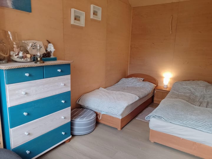 Maison De Vacances א Nowe Warpno Avec Terrasse - Altwarp