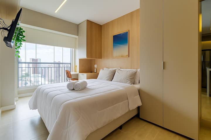 Charming Apt W/ Ac | Near Paraíso & Paulista Metro - Paraíso