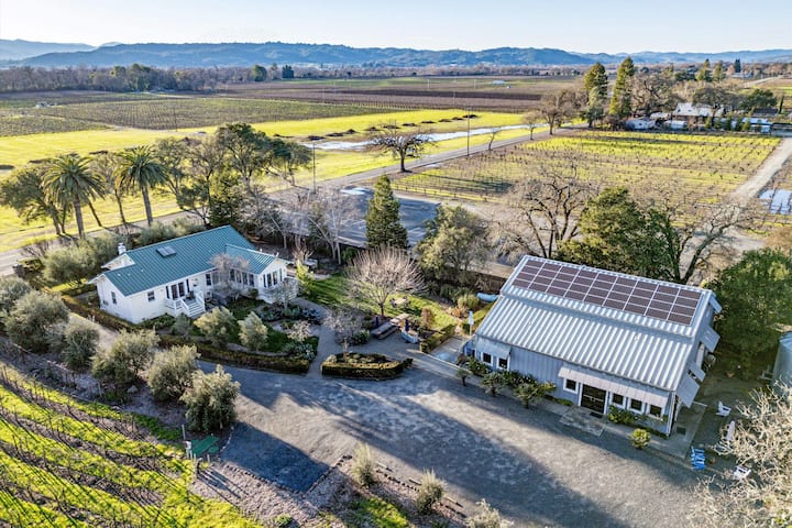 2br + Loft Dog-friendly Vineyard House W/ Hot Tub - Healdsburg, CA
