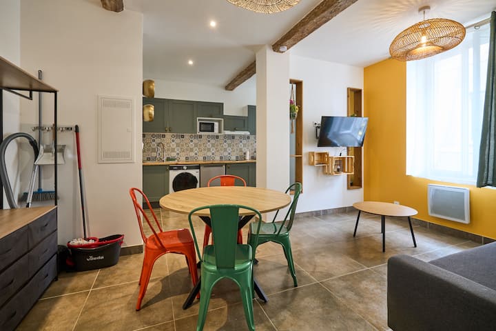 Appartement 6 Personnes - 2ch - Confort & Calme - Carcassonne