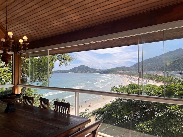 Refúgio Confortável Com Piscina De Borda Infinita - Ubatuba