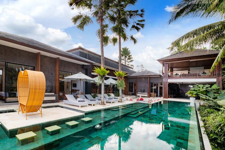 Villa Zen: 4br Cinema & Billiard Table In Ubud - Bali