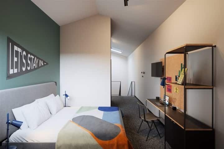 Duplex King With Shared Spaces | The Social Hub - Madrid