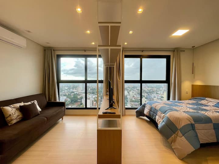 Studio Panorâmico Com Vista De Tirar O Fôlego - Chapecó