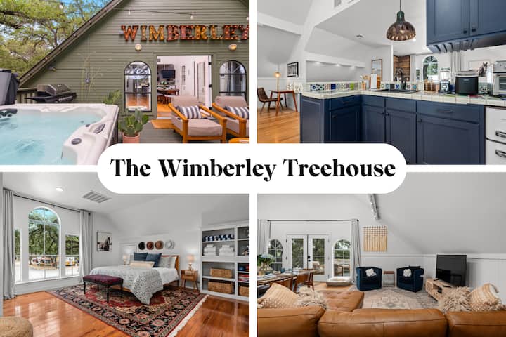 Wimberley Treehouse Escape With Hot Tub & Views - Blue Hole Regional Park