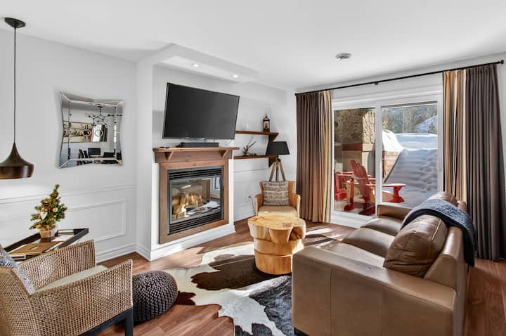 Condo De Luxe - St Sauveur Ski In Ski Out 103 - Saint-Sauveur