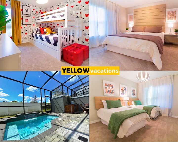 Paradise Escape: 4bd Home W/ Pool,bbq&near Disney! - Kissimmee