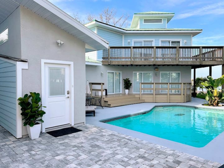 Peaceful Waterfront Retreat W/ Pool, Dock, & Grill - St. Augustine, FL