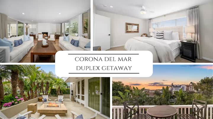 Corona Del Mar Beach Duplex Getaway - Newport Beach, CA