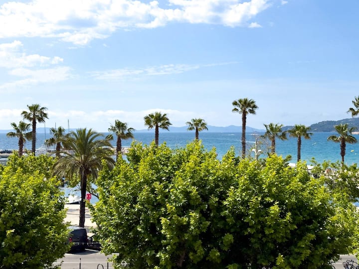 T3 Ultra Centre, Vue Mer, Climatisé - Le Lavandou