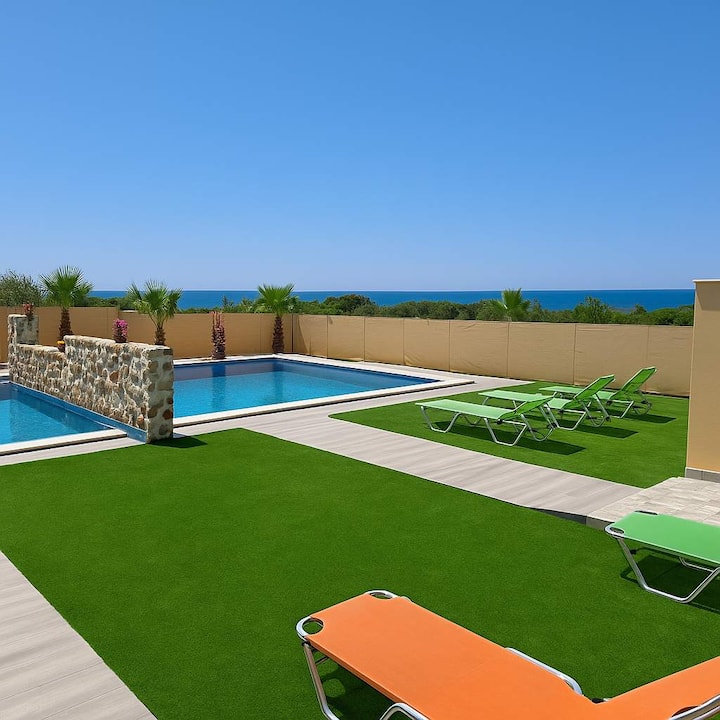 Milolithos Sunkissed Getaway, Seaside Pool Escape - Paleochora