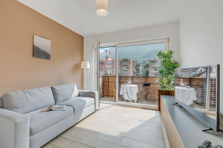 Modern Viganello - Bre Apartment - Happy Rentals - Lugano