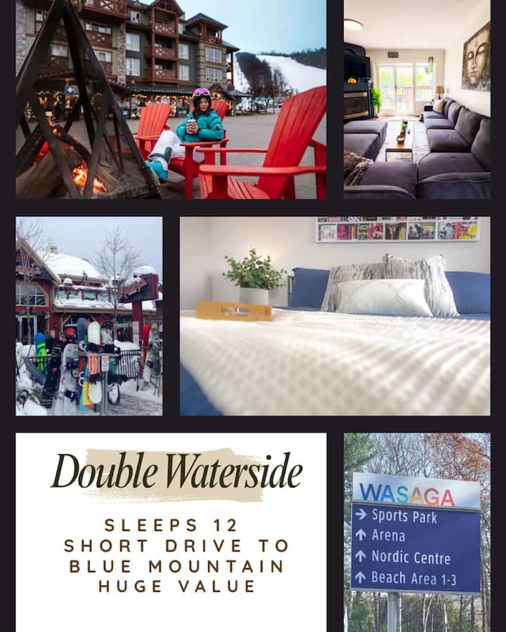 Drive2bluemountain Sleeps Upto 12! Affordable Stay - Wasaga Beach