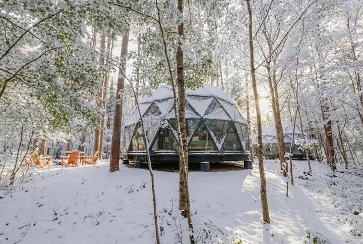 Large, Luxurious Geodesic Dome - 06 - Yarmouth, ME