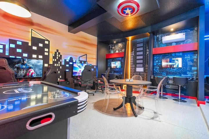 12br Home W/ Game Room & Movie Theater - Kissimmee