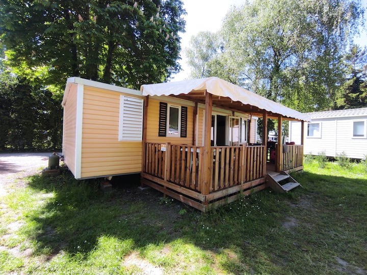 Mobil-home 6pers. 3ch. Tv En Camping 3* - Rust