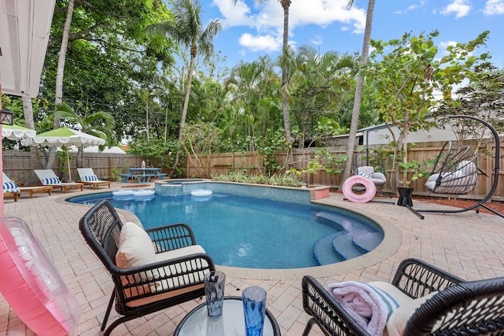 Palm Beach 5br Cottage!pool+spa+sauna+cold Plunge - West Palm Beach, FL