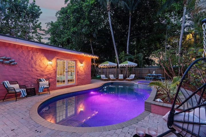 Palm Beach 5br Cottage!pool+spa+sauna - West Palm Beach, FL