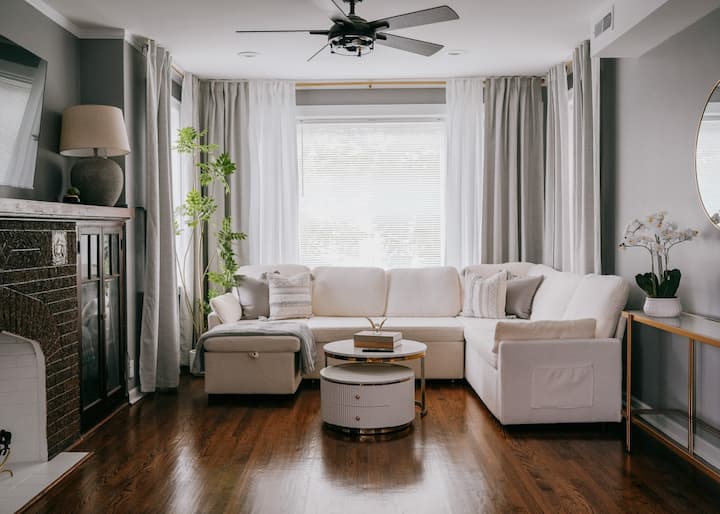 2br • Sleeps7 • Coffee Station • Backyard W/ Grill - Norwood Park - Chicago