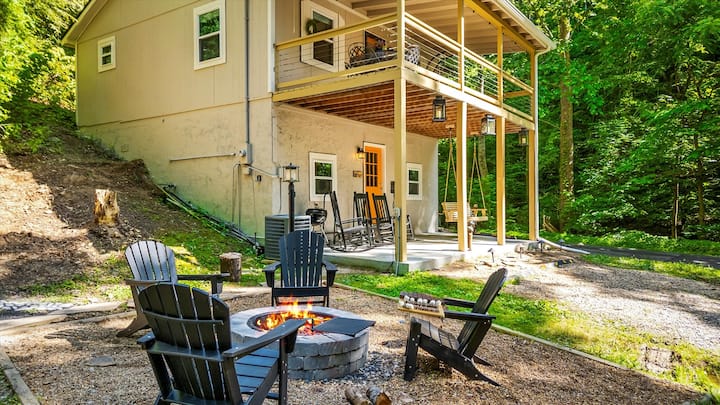 Hot Tub, Fire Pit, Ev Charger, Fire Place, Wifi - Tennessee