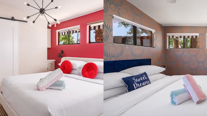 King-suite-salle De Bain Privée-vue Sur Piscine-du - Palm Springs, CA