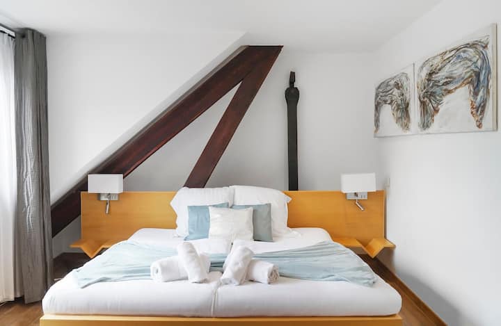 Panoramique, Spacieux, Baignoire, Parking à Côté - Riquewihr